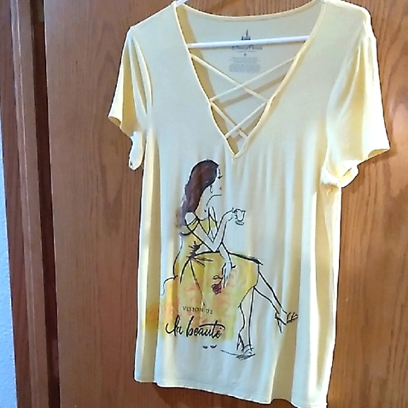 Disney | Tops | Yellow Belle Top | Poshmark